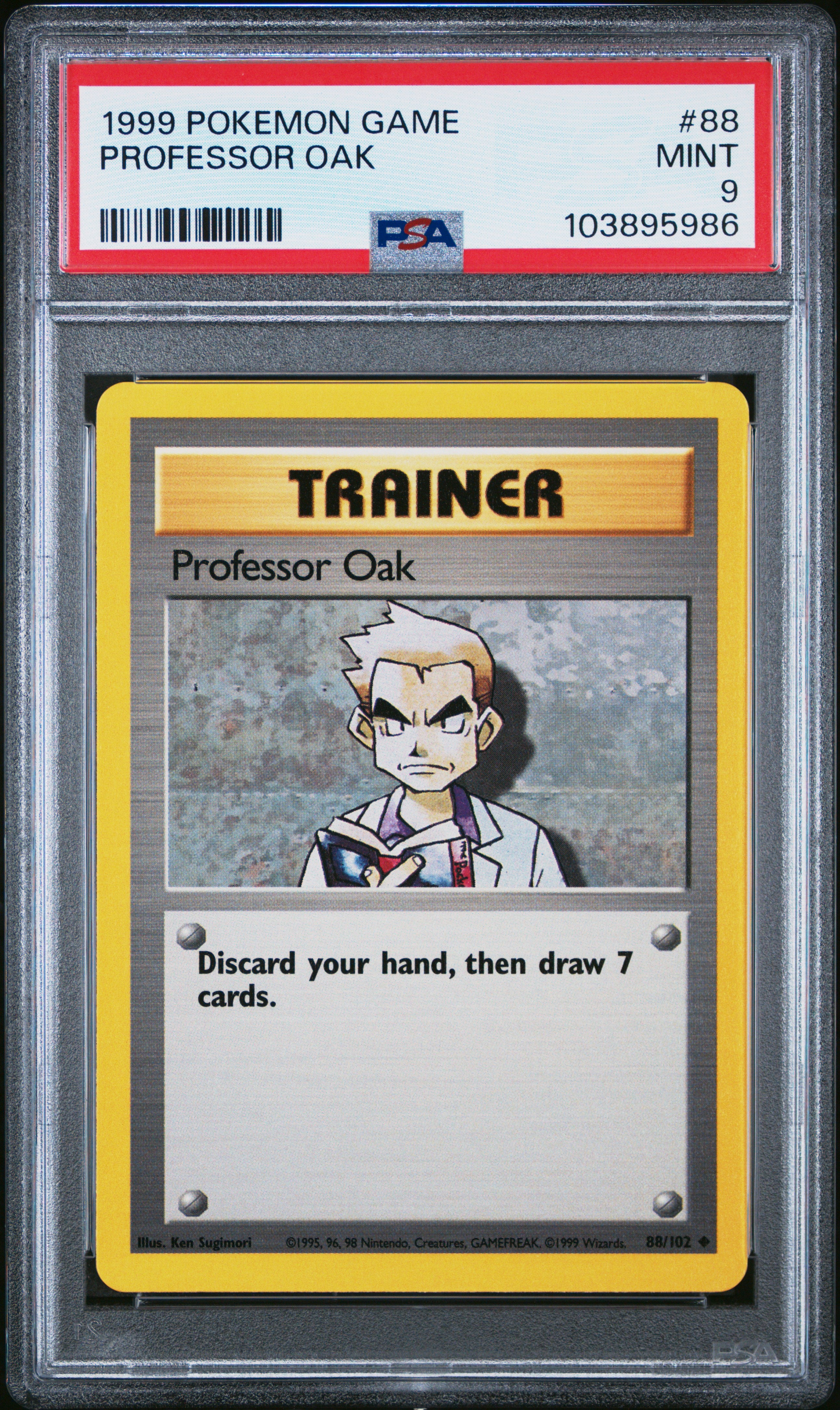 Professor Oak #88 Base Set – PokeGrad